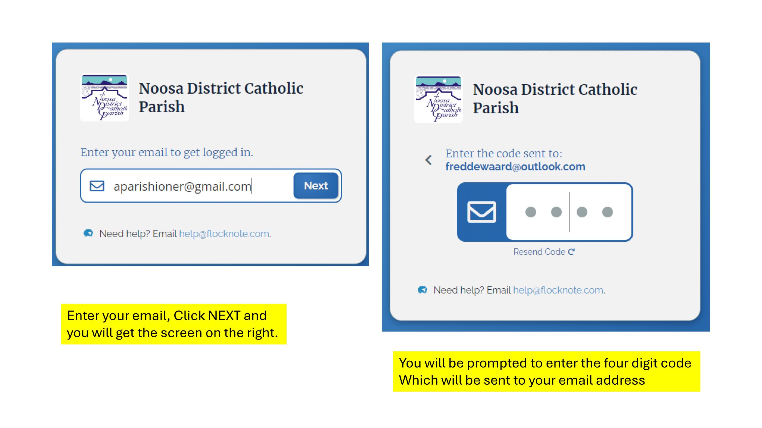 Using FlockNote – Noosa District Catholic Parish